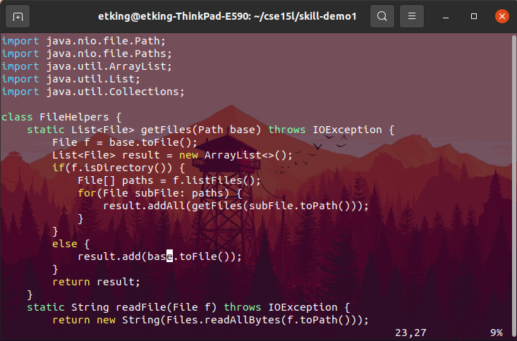 CSE 15L Week 7 Lab Report | cse15l-lab-reports